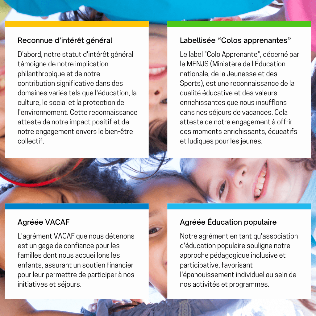 Nos labels et agréments - ASSOCIATION CONCORDE